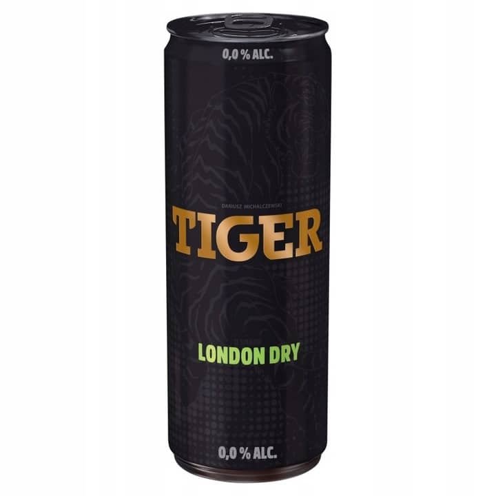 Tiger London Dry energy drink 250ml - Polski sklep w Norwegii - PolMarket.no